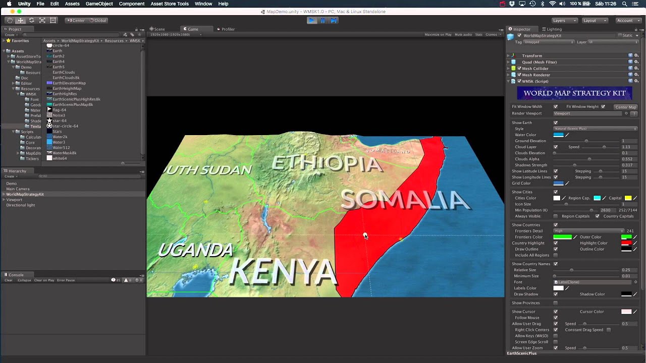 World Map Strategy Kit (WIP Demo Video #2) - YouTube