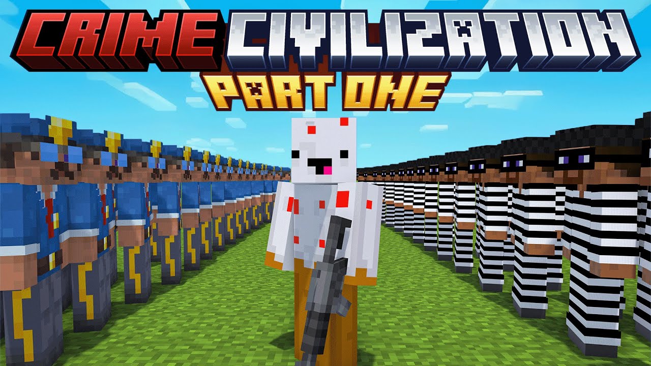 Minecraft But I Join CRIME CIVILIZATION - YouTube