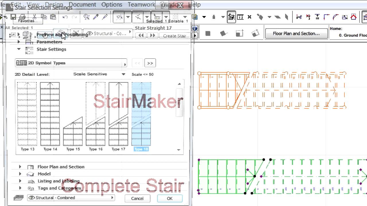 Stair and railing library parts in ARCHICAD - YouTube