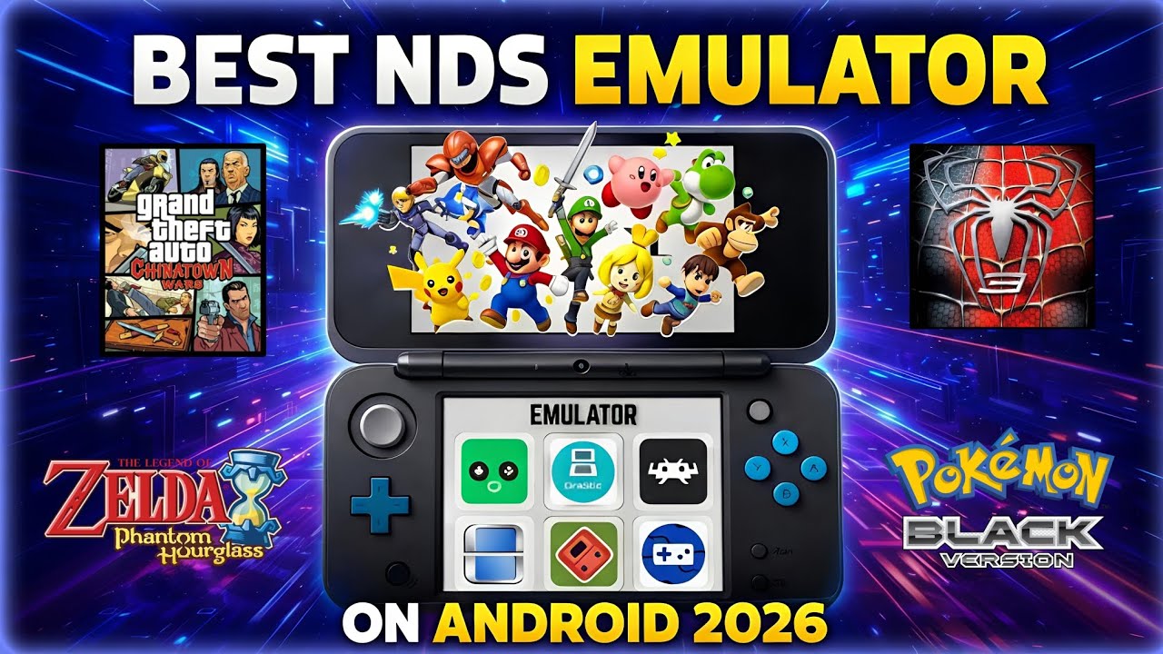 🔥 TOP 5 Best NDS Emulators for Android in 2026! - YouTube