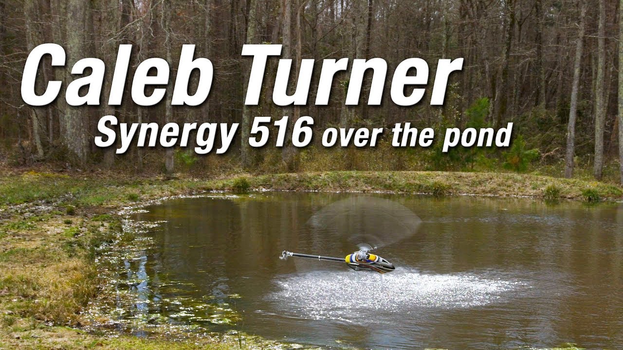 Tight fit over the pond with the Synergy 516 - YouTube
