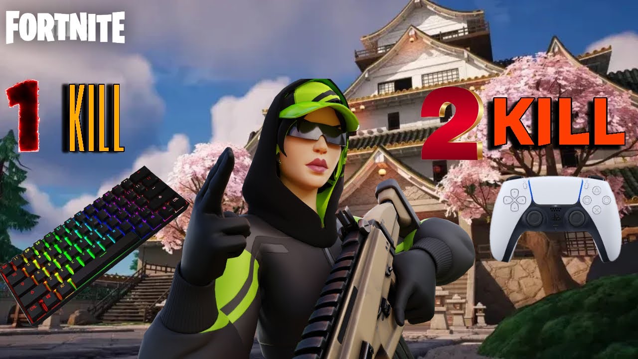 1 KILL=TECLADO 2KILL= MANDO - FORTNITE - YouTube