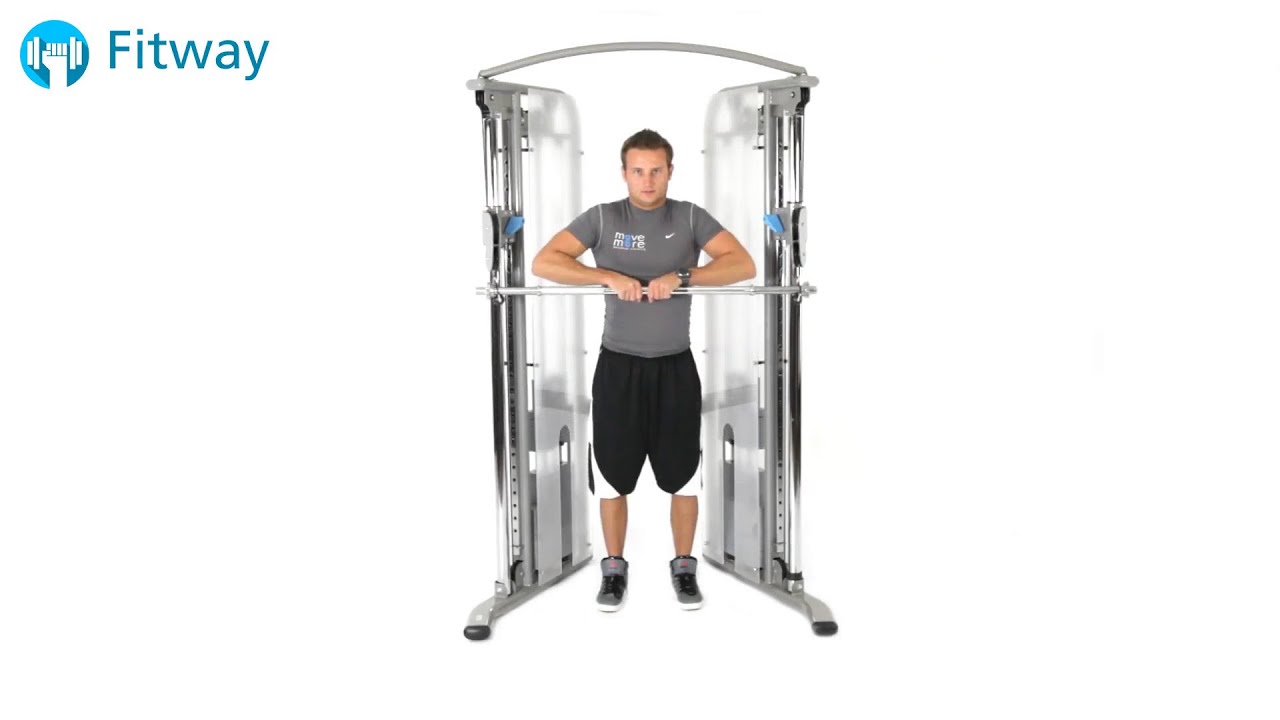 How To Do: Cable Chest Press - Decline Overhand Narrow Grip | Chest ...