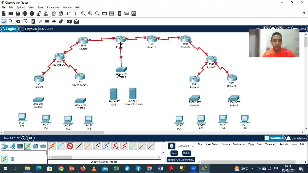 Configuración de protocolos BGP-OSPF-RIP - YouTube