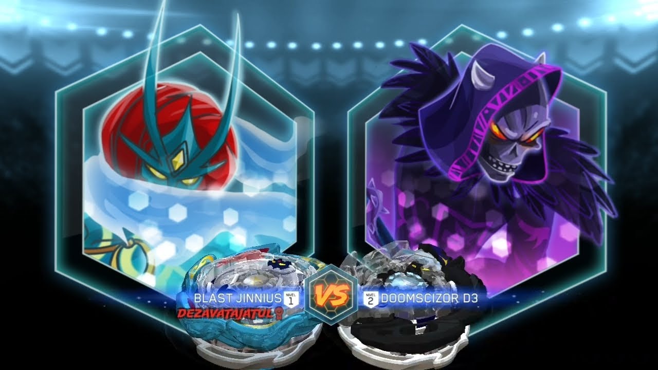 Beyblade burst app ~Joshua vs Daigo (Blast Jinnius vs Doomscizor D3 ...