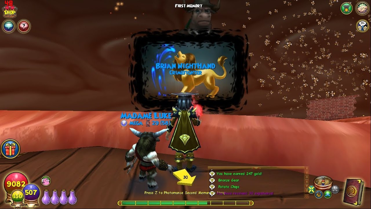 Wizard101 Death Playthrough Part 363-The Golden Lion - YouTube