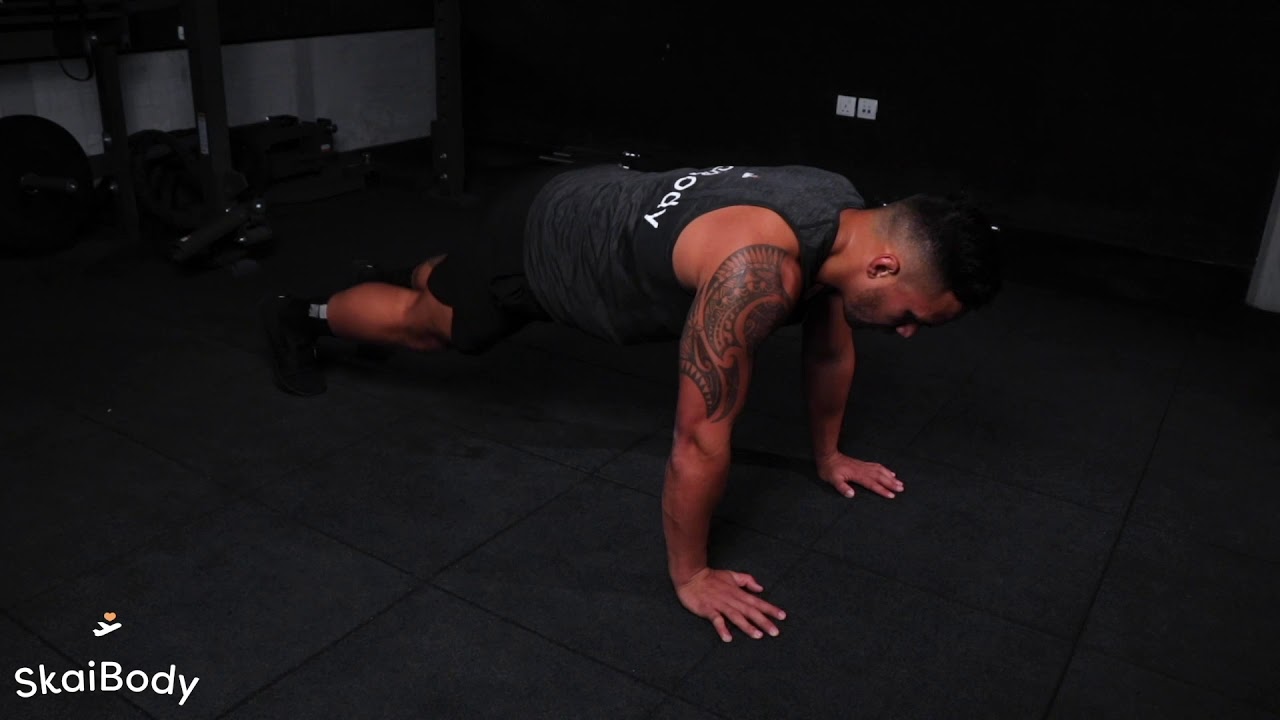 Knee Push Ups - YouTube