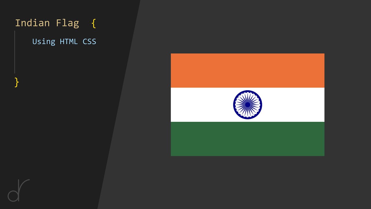 Indian Flag Css National Flag Youtube