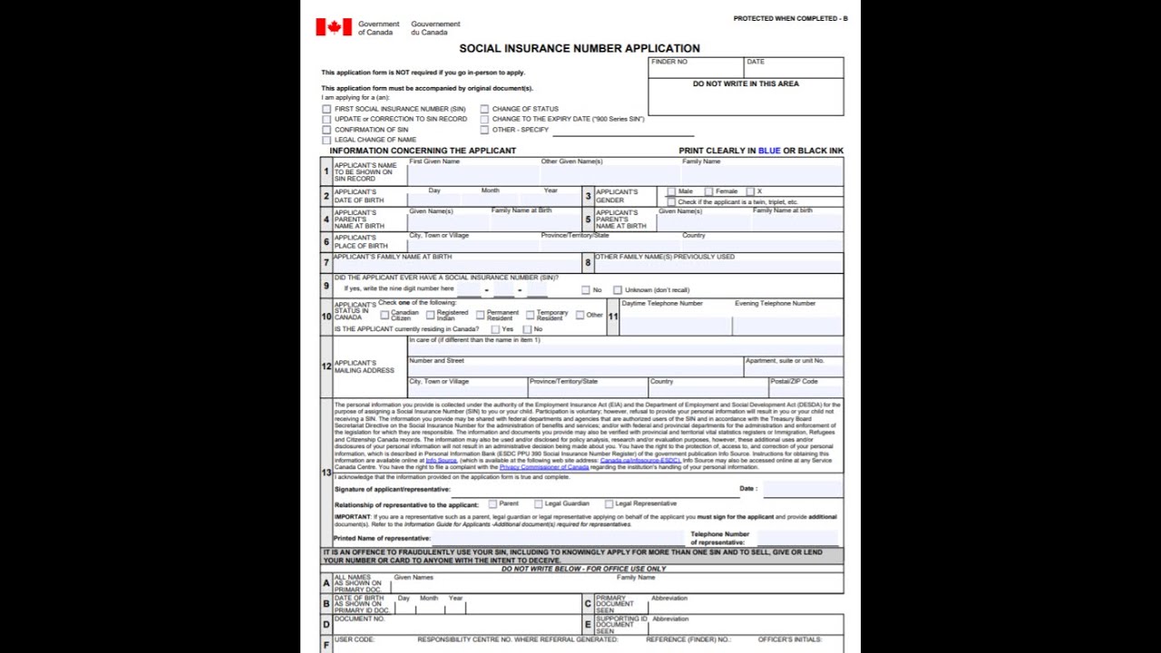 How To Get A Canadian Social Insurance Number as A New PR YouTube how-to-get-a-canadian-social-insurance-number-as-a-new-pr-youtube