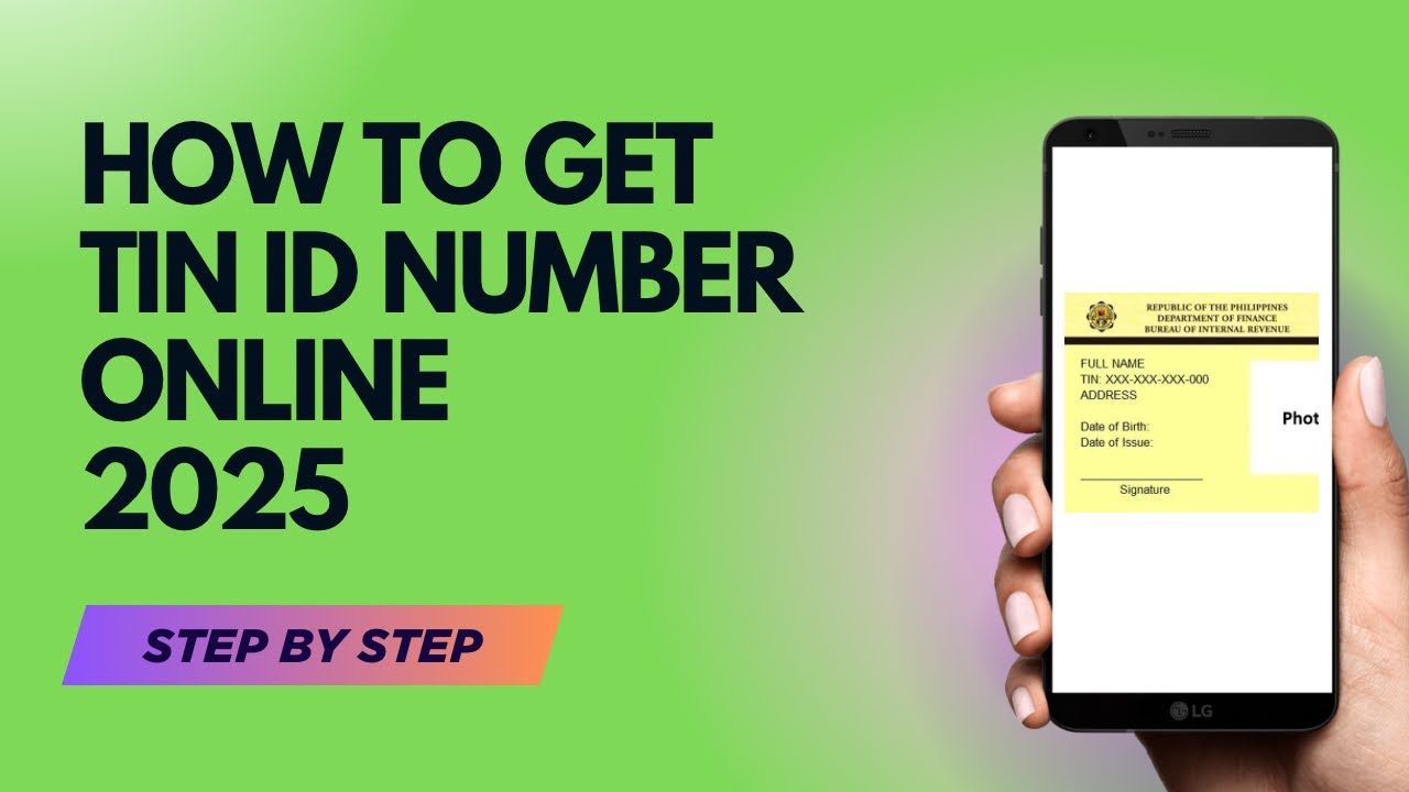 HOW TO GET TIN ID NUMBER ONLINE 2025 | LATENCY | STEP BY STEP TUTORIAL ...