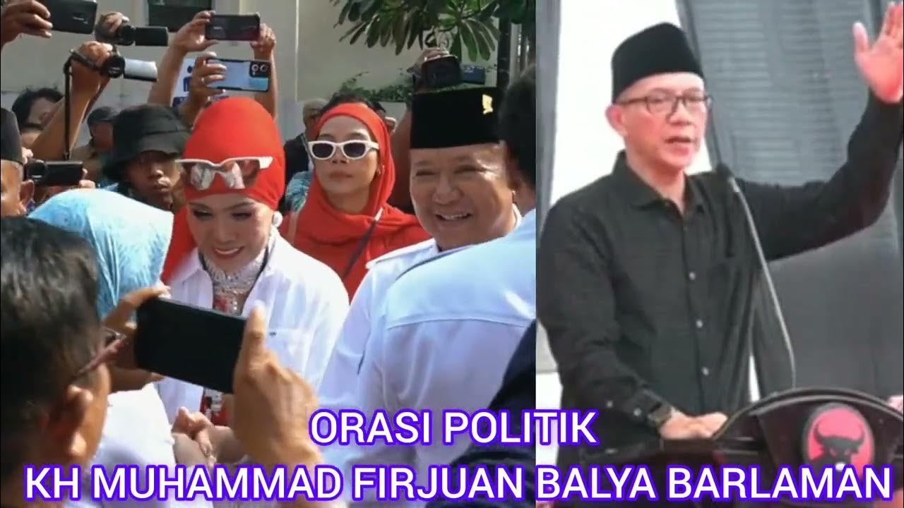 ORASI POLITIK KH M. FIRJAUN BALYA BARLAMAN WAKIL BUPATI JEMBER/BACAWABUP 2024-2029 - YouTube