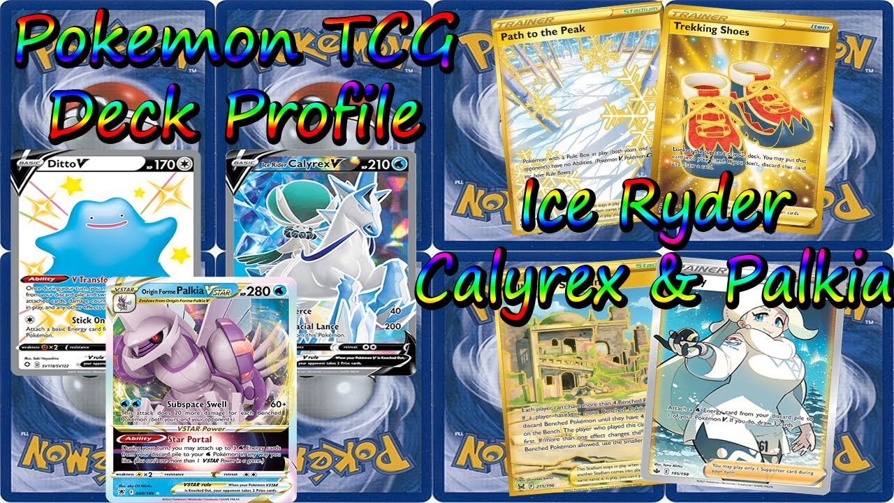 Ice Ryder Calyrex & Palkia Deck List 2023 - Pokemon TCG Deck Profile! # ...