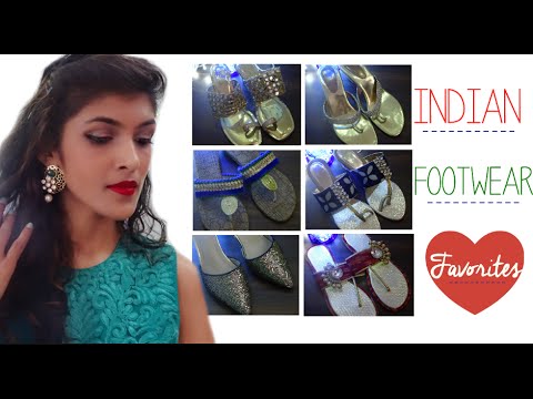 INDIAN FOOTWEAR FAVORITES ♡ || Wedges Stilettoes Flats - YouTube