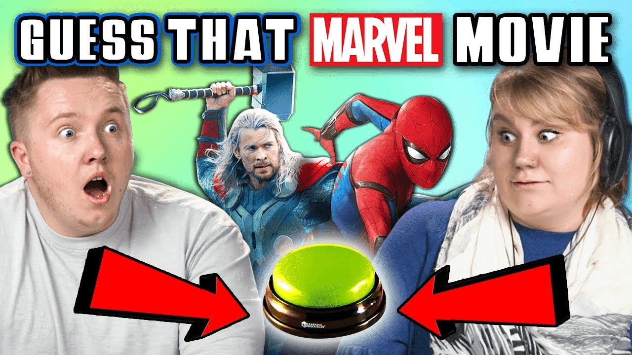 GUESS THAT MARVEL MOVIE CHALLENGE | FBE Staff Reacts - YouTube