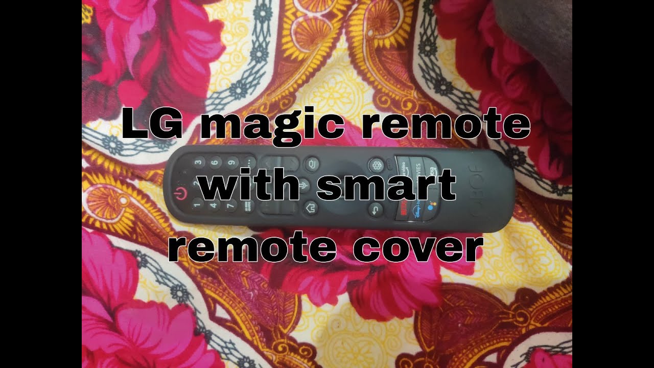 #LG magic remote with smart remote cover unboxing - YouTube