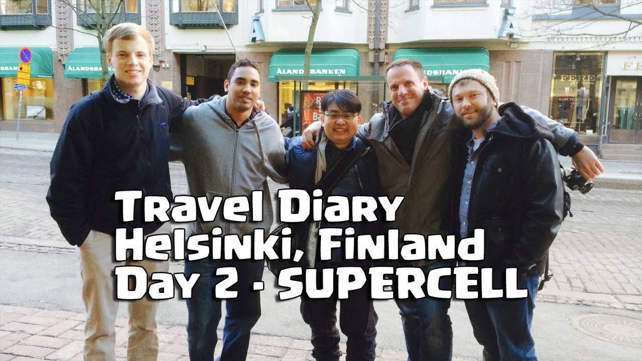 Travel Diary Day 2 - SUPERCELL at Helsinki, Finland - YouTube