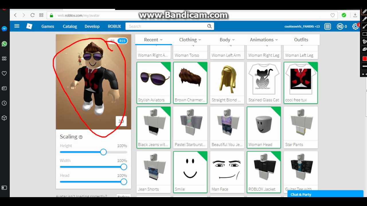 How to customize your avatar without robux in roblox/sunny and sister ...