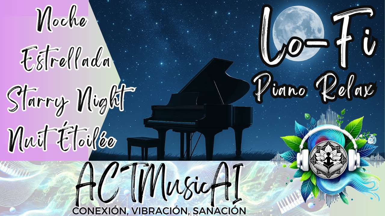 🎧 Noche Estrellada · Starry Night · Nuit Étoilée Lo-Fi Suave · Soft ...
