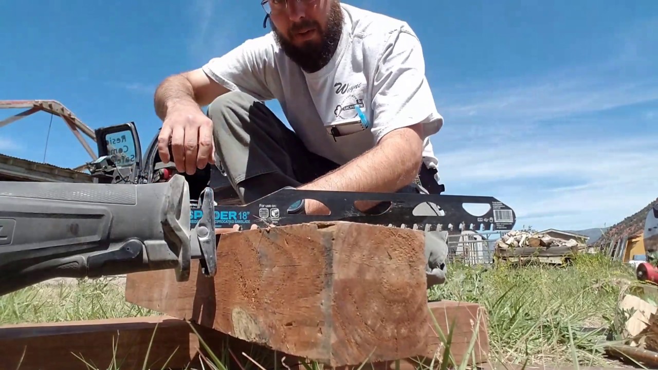 Spyder Zombie Apocalypse reciprocating saw sawzall blade! - YouTube