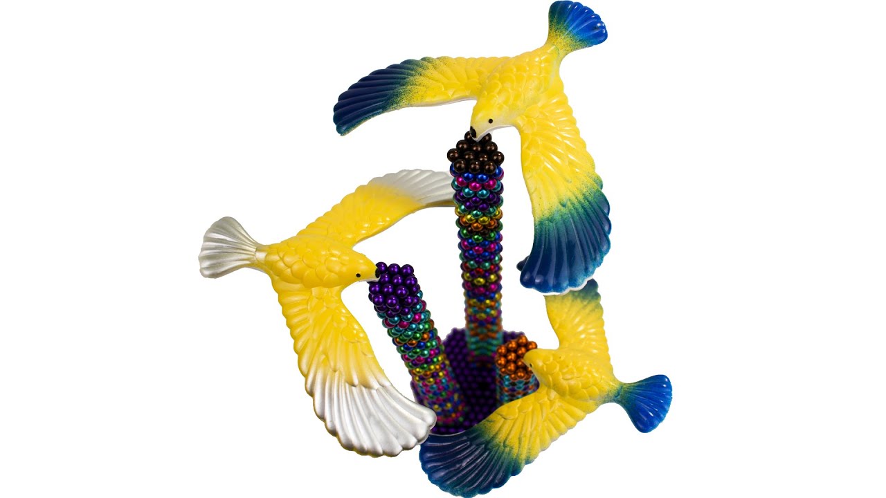 Amazing Magnetic Beans Toy—Balancing Eagle - YouTube