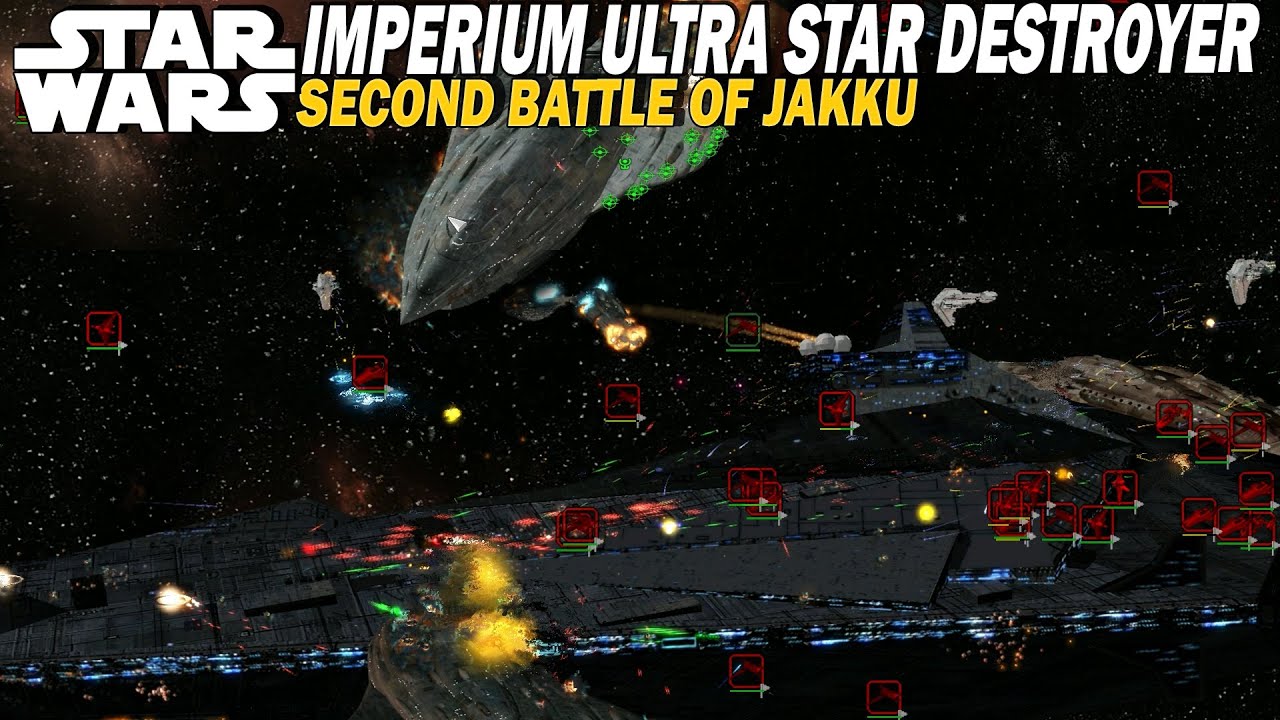 Imperium Ultra Star Destroyer vs New Republic Fleet -- Star Wars - YouTube