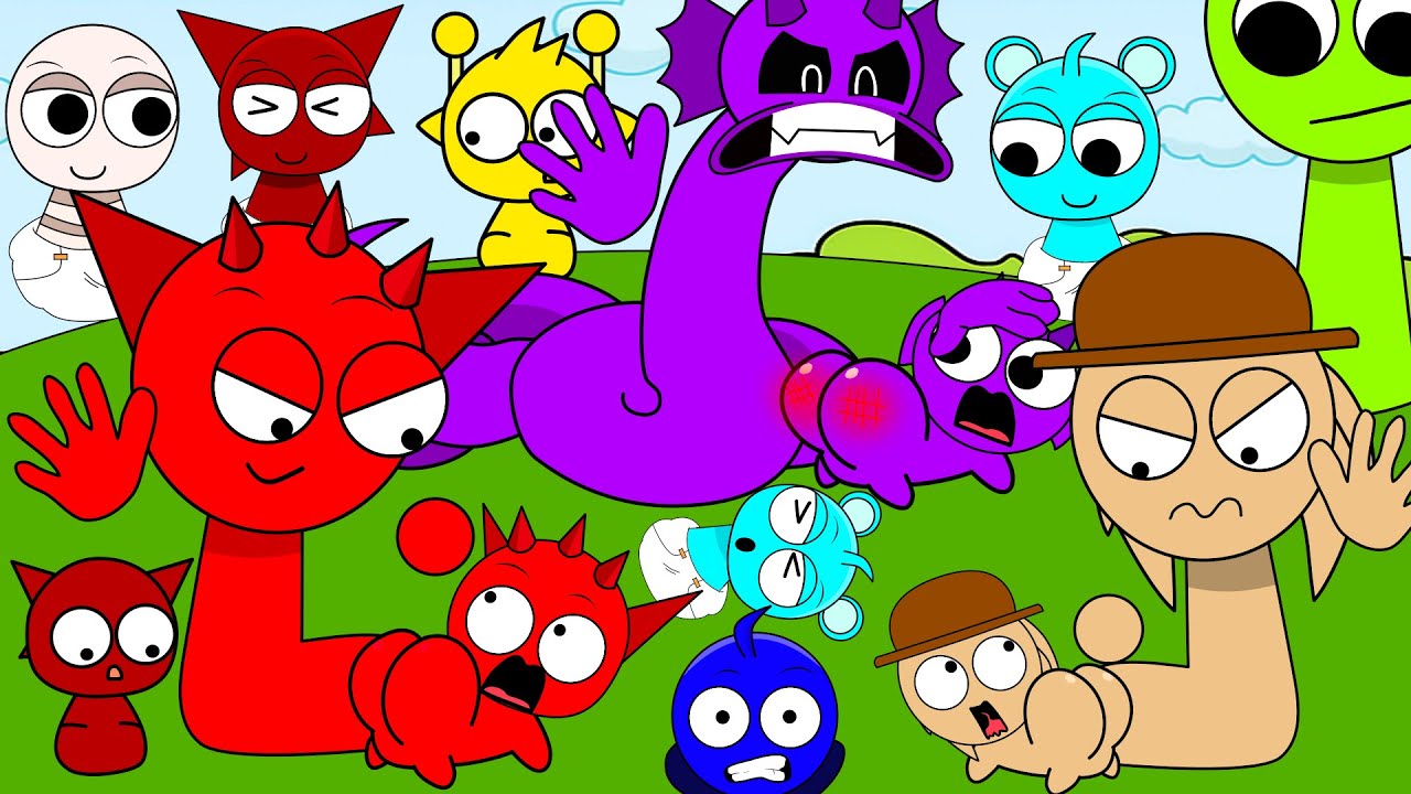 Sprunki Oren Dad Is Angry ~ Part 1-6 | Best Funny Compilation | Sprunki ...