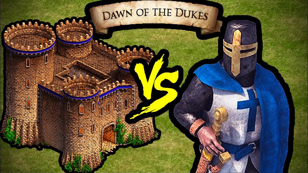 24 Castles vs 600 Elite Teutonic Knights | AoE II: Definitive Edition ...