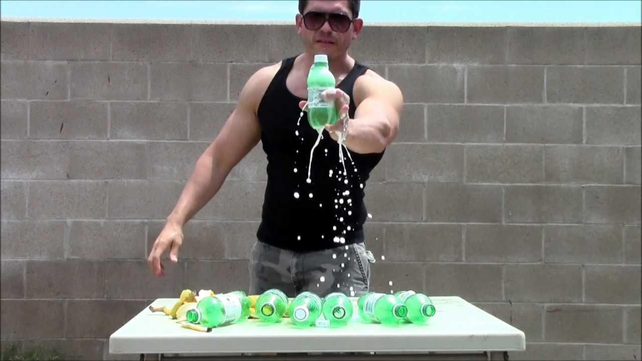 Banana and Sprite, errrrr 7up challenge - EXTREME! - YouTube
