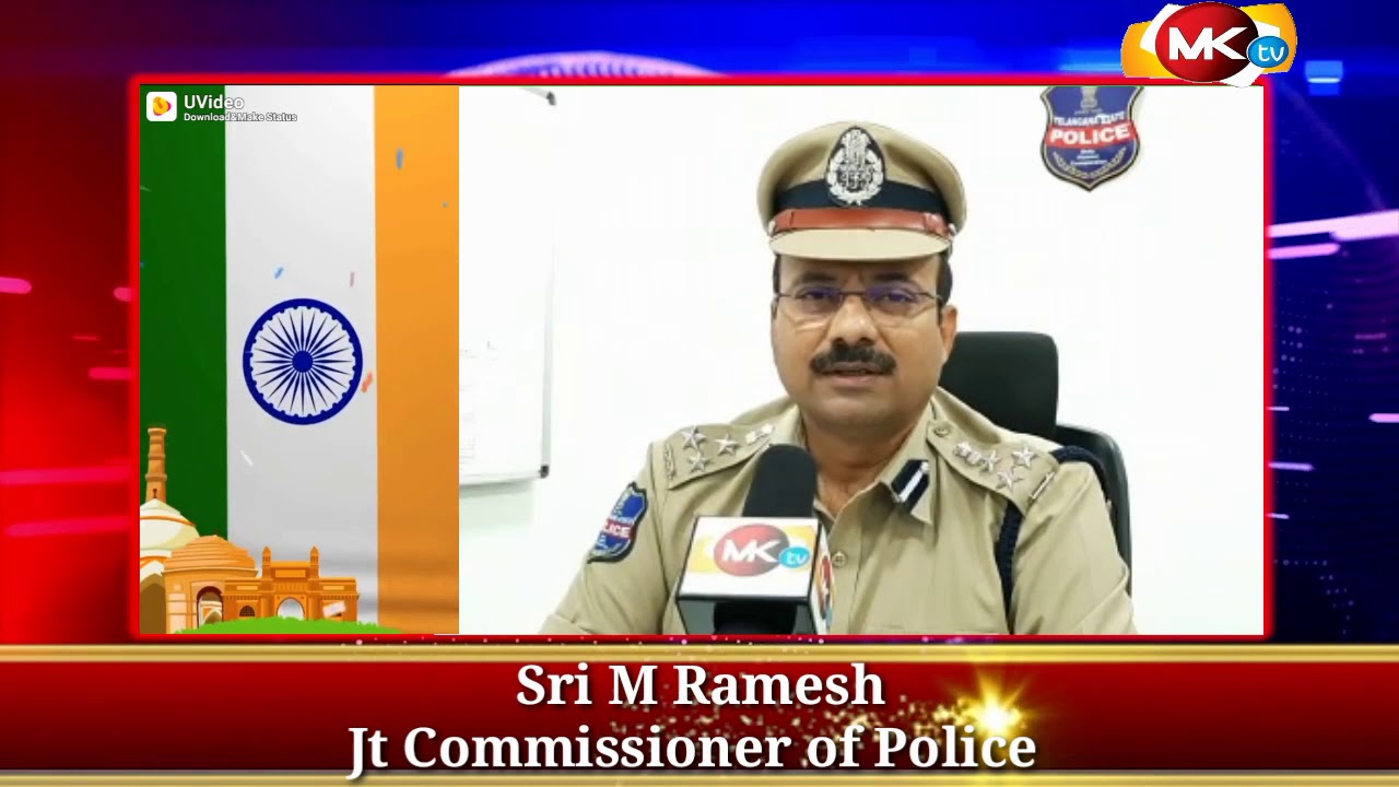 M Ramesh Joint Commissioner of Police Wish Republic day greeting - YouTube