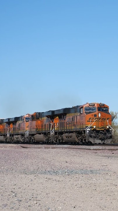 BNSF 6537 EB MANIFEST TRAIN H BARLUB MP 737 NEEDLES SUB 9-22-2022 #railfanning #bnsf - YouTube