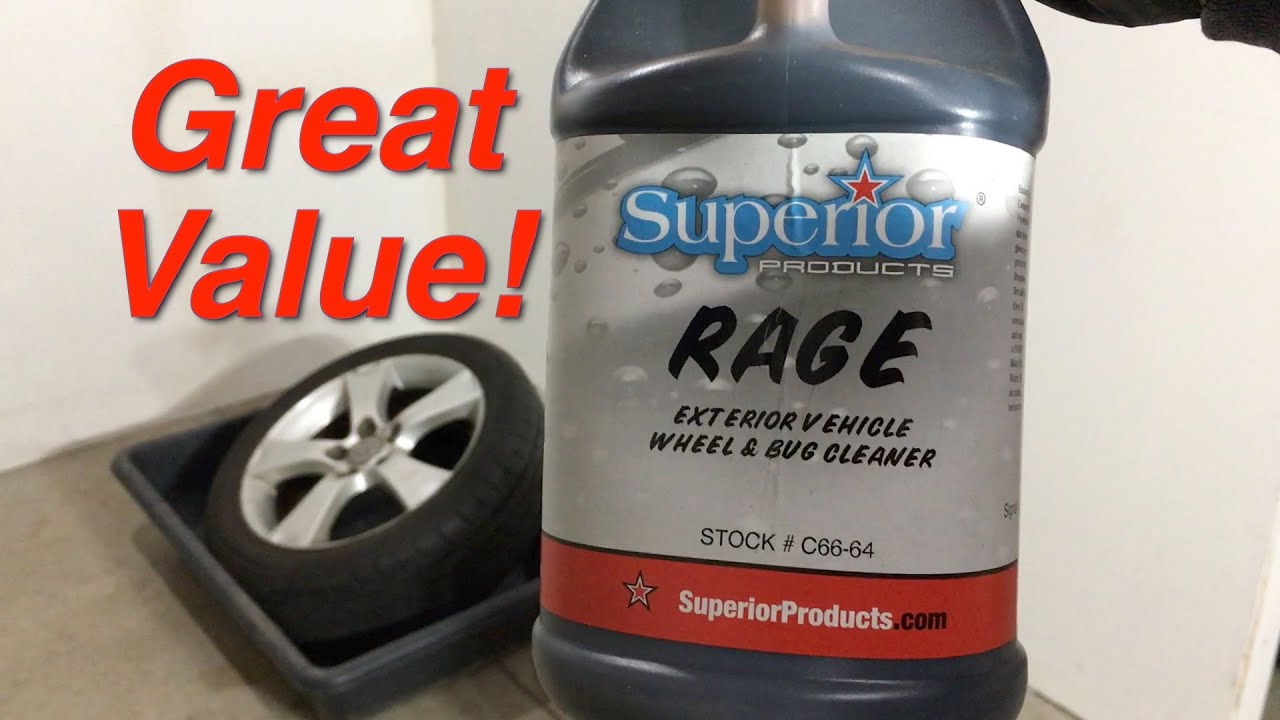 Superior Products - Rage - GREAT VALUE wheel cleaner! - YouTube