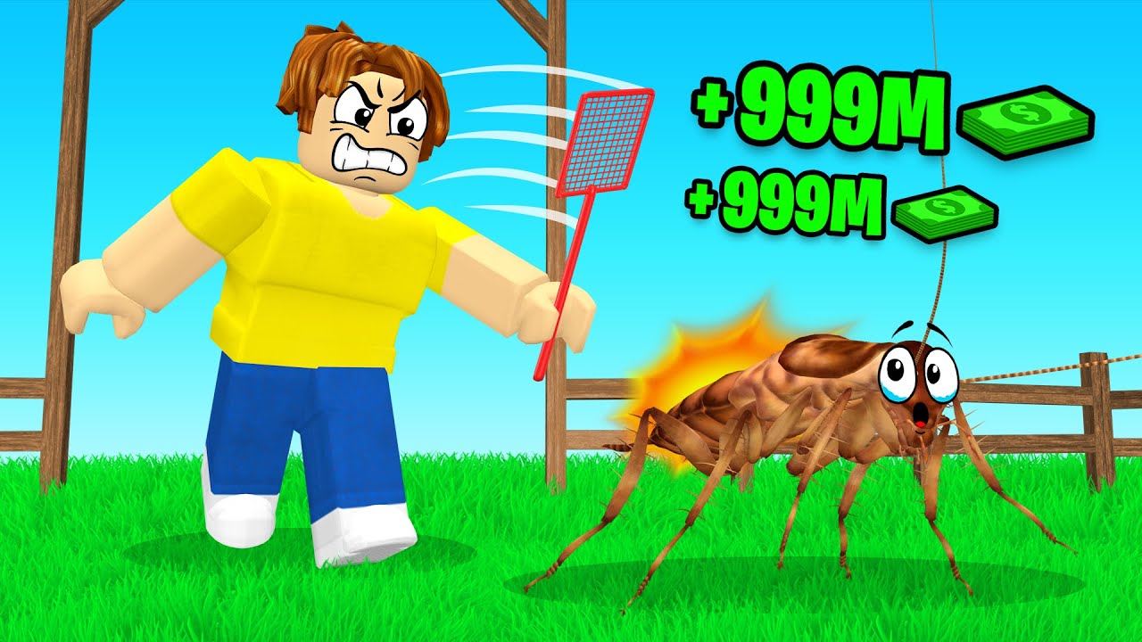 ROACH SQUASHING TYCOON In ROBLOX! - YouTube
