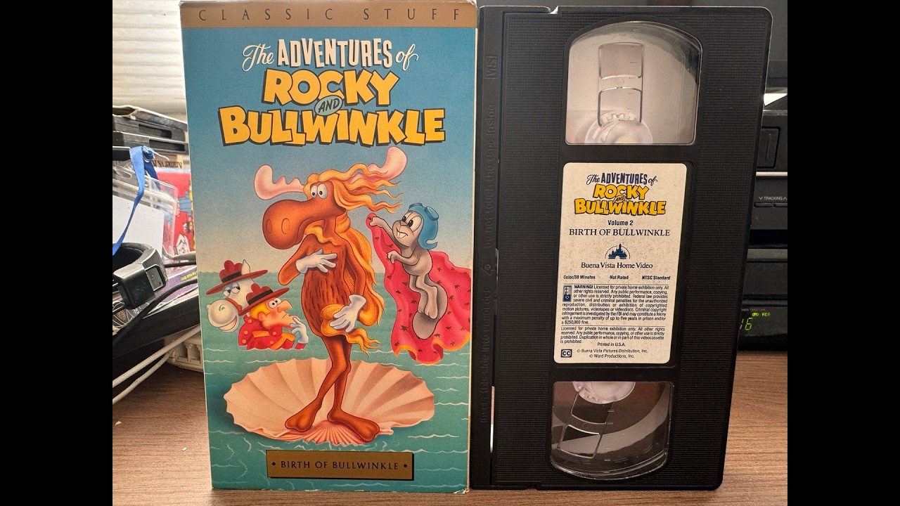 The Adventures of Rocky and Bullwinkle: Birth of Bullwinkle (1991 VHS ...