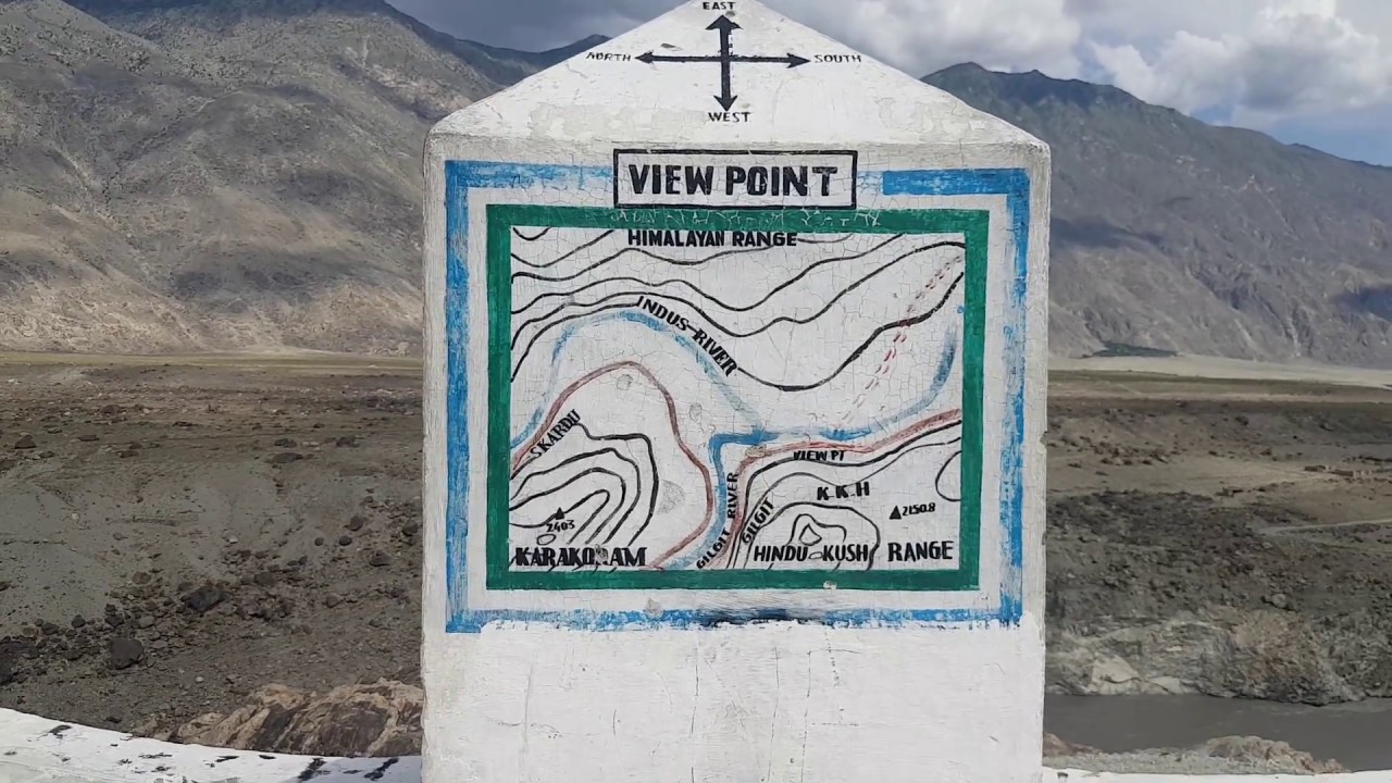 junction of three mountain ranges, Jaglot Gilgit-Baltistan (Pakistan ...