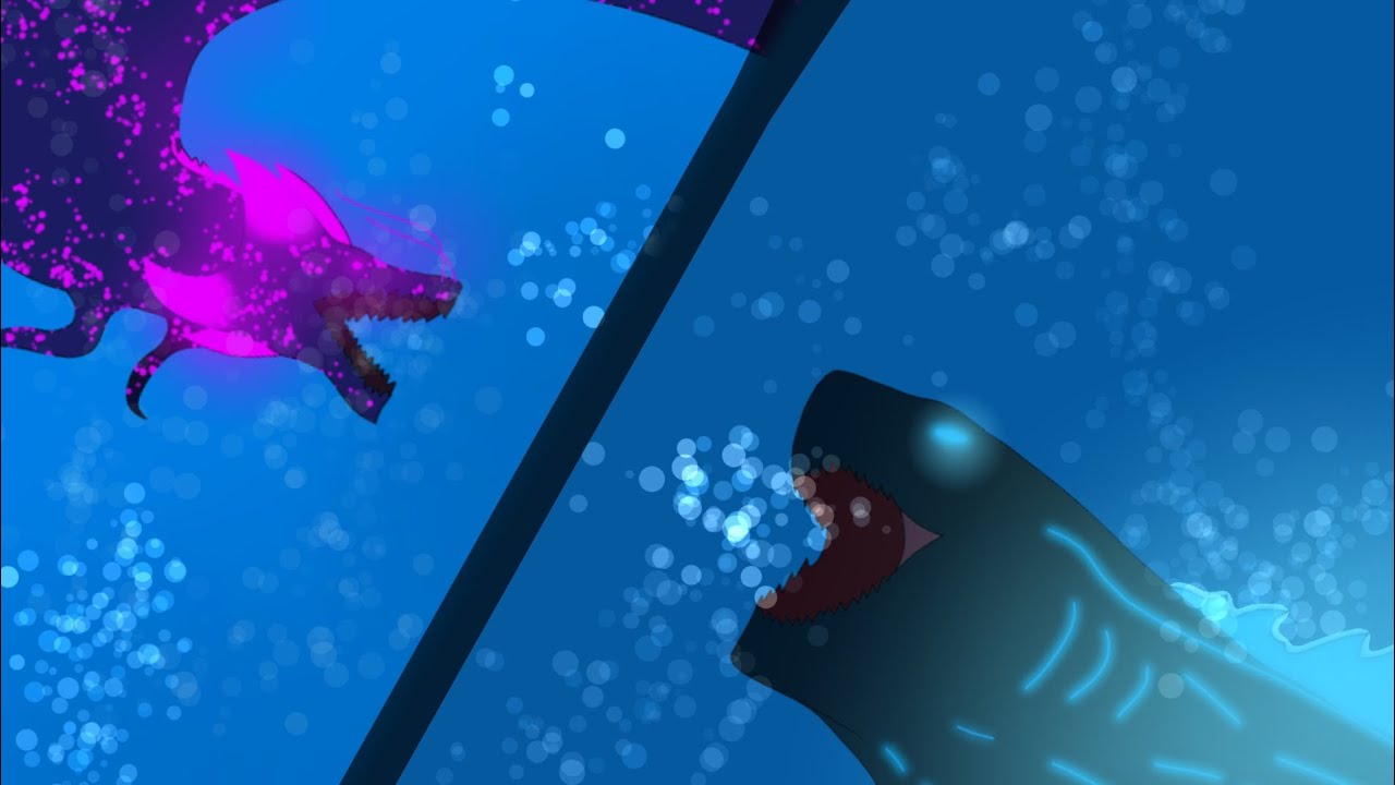 Godzilla vs Tiamat 2D animation - YouTube