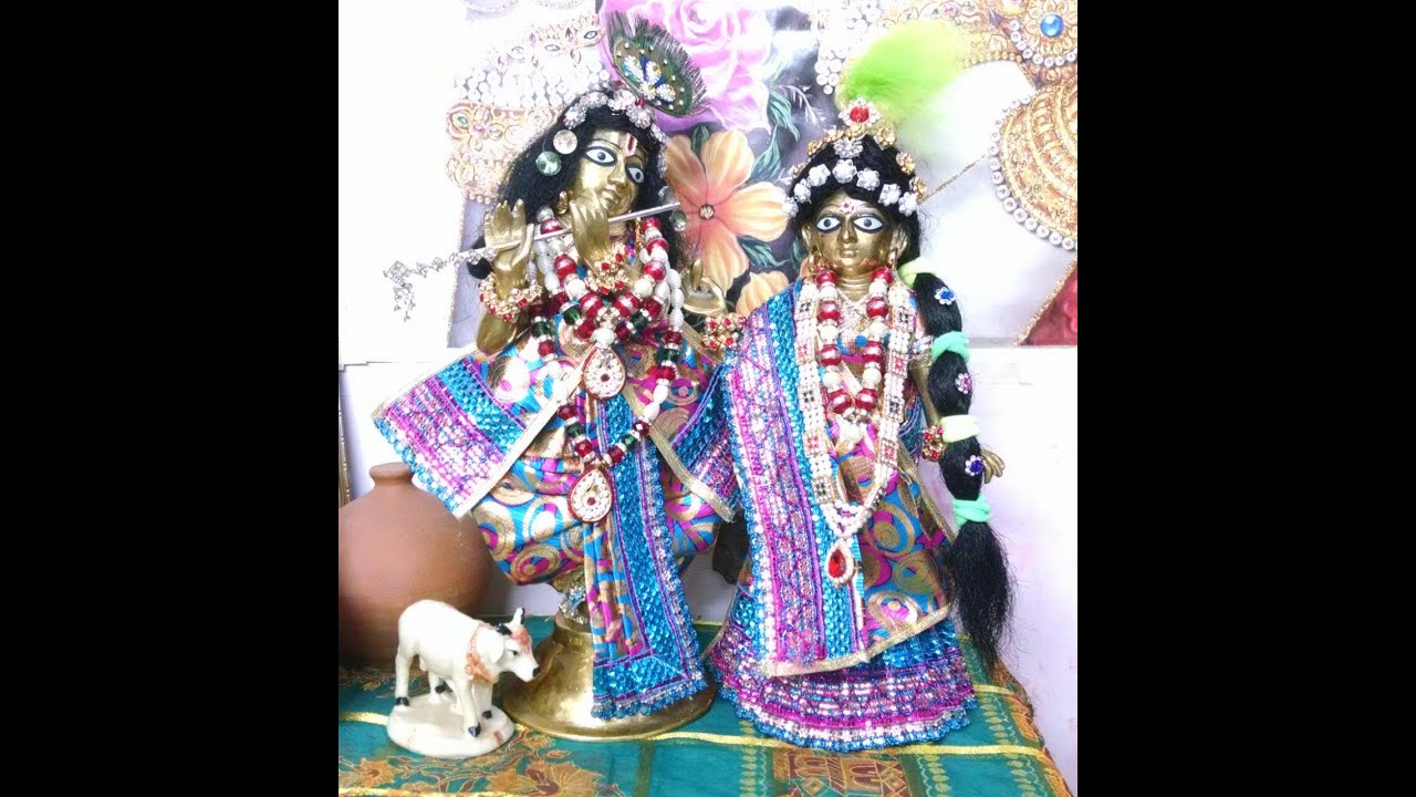 PART 3 - Make wig - Long hairs/baal for our pyari RADHA RANI - wool ...