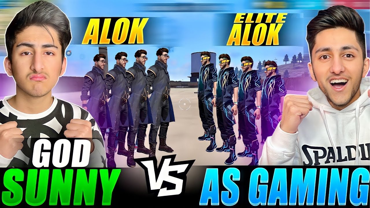 Dj Alok VS Elite Dj Alok On Factory Roof😱😂4 Vs 4 - Garena Free Fire ...