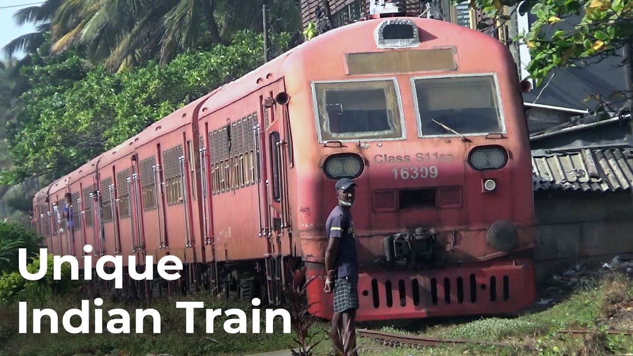 Unique Indian Train Class S11 ICF Made DMU in Sri Lanka - YouTube