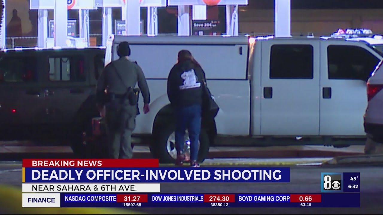Deadly officer-involved shooting east of the Strip - YouTube