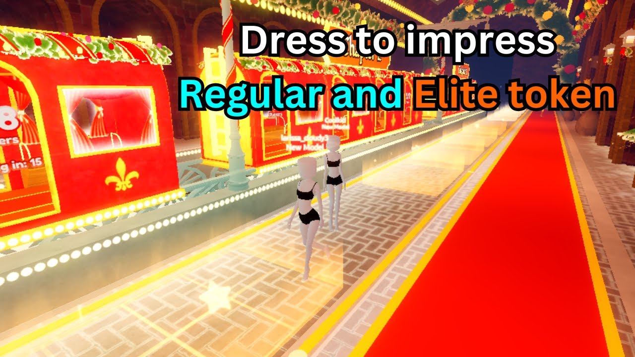 How to get the Regular/Elite tokens in Dress To Impress - YouTube