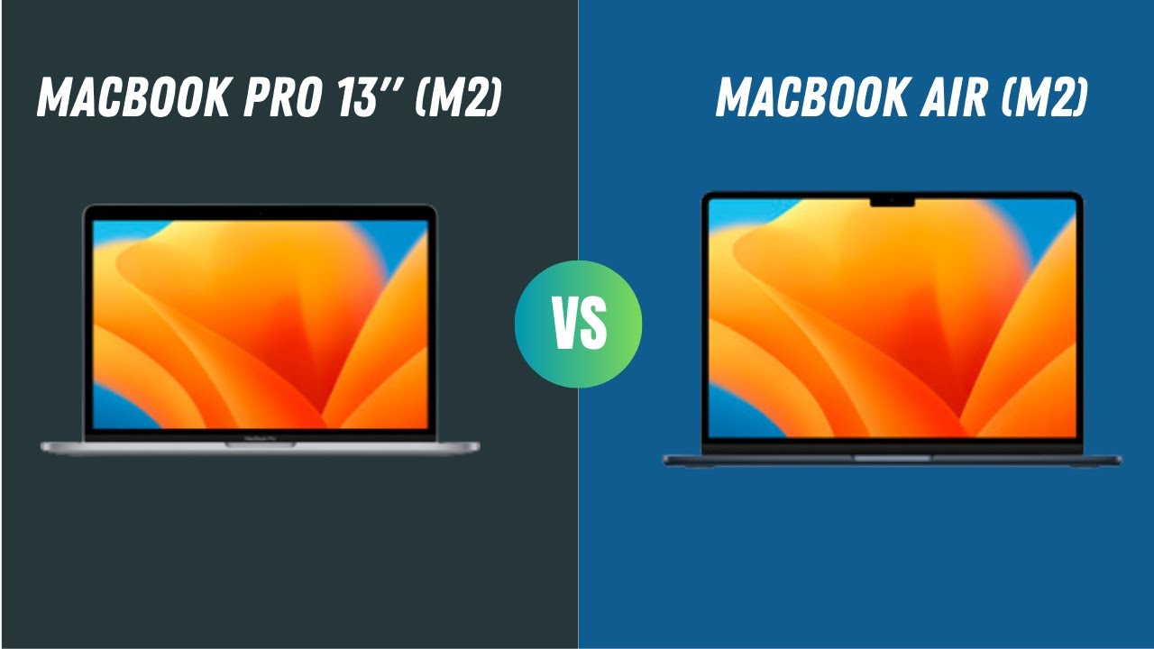 M2 MacBook Pro 13'' vs MacBook Air: Specs Comparison! - YouTube