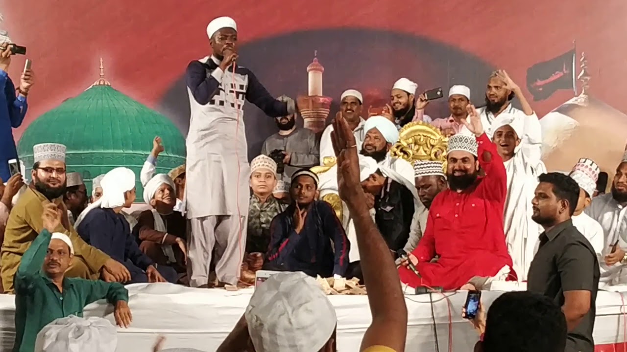 Shabbir barkati and Ahmad naqshbandi sahab beat 🆕 naat in mumbra 2018 ...
