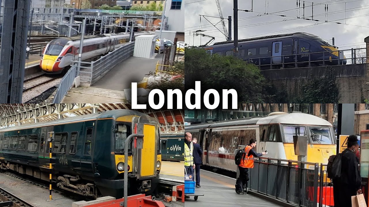 Züge quer durch London - YouTube