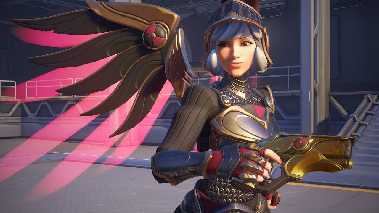 Crimson Knight Mercy Skin Preview | Overwatch 2 Season 15 Shop - YouTube
