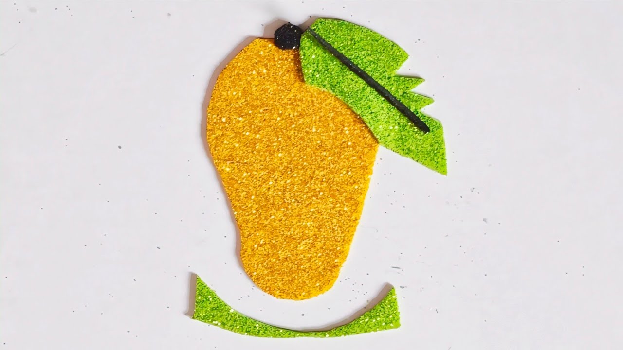 How to Make Mango Art with Paper Sheets | Simple Craft Ideas - YouTube