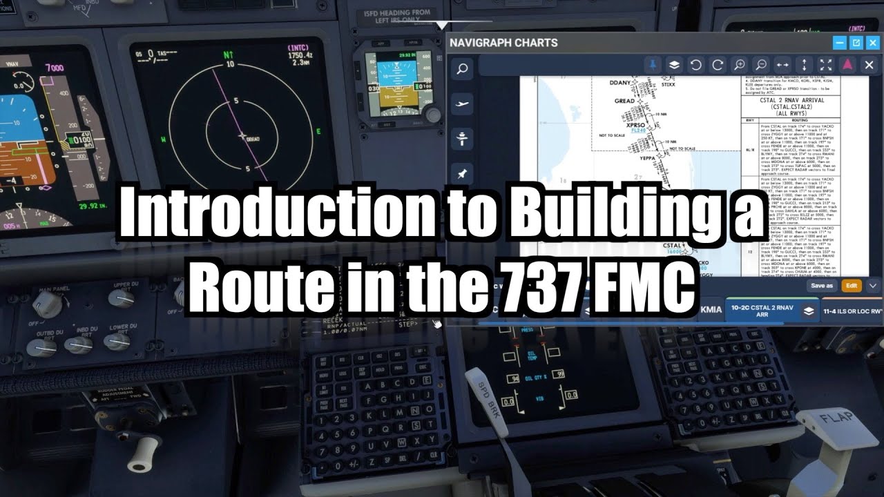Boeing 737 FMC Route Programming Tutorial: Step-by-Step Guide (Introduction) - YouTube