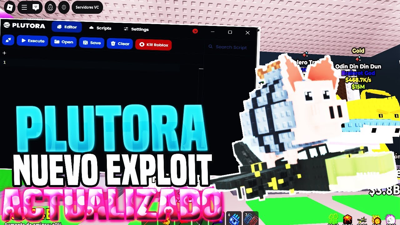 😱[NUEVO EXPLOIT] COMO USAR HACKS PARA ROLOX EN PC 🌋 PLUTORA EXECUTOR ...