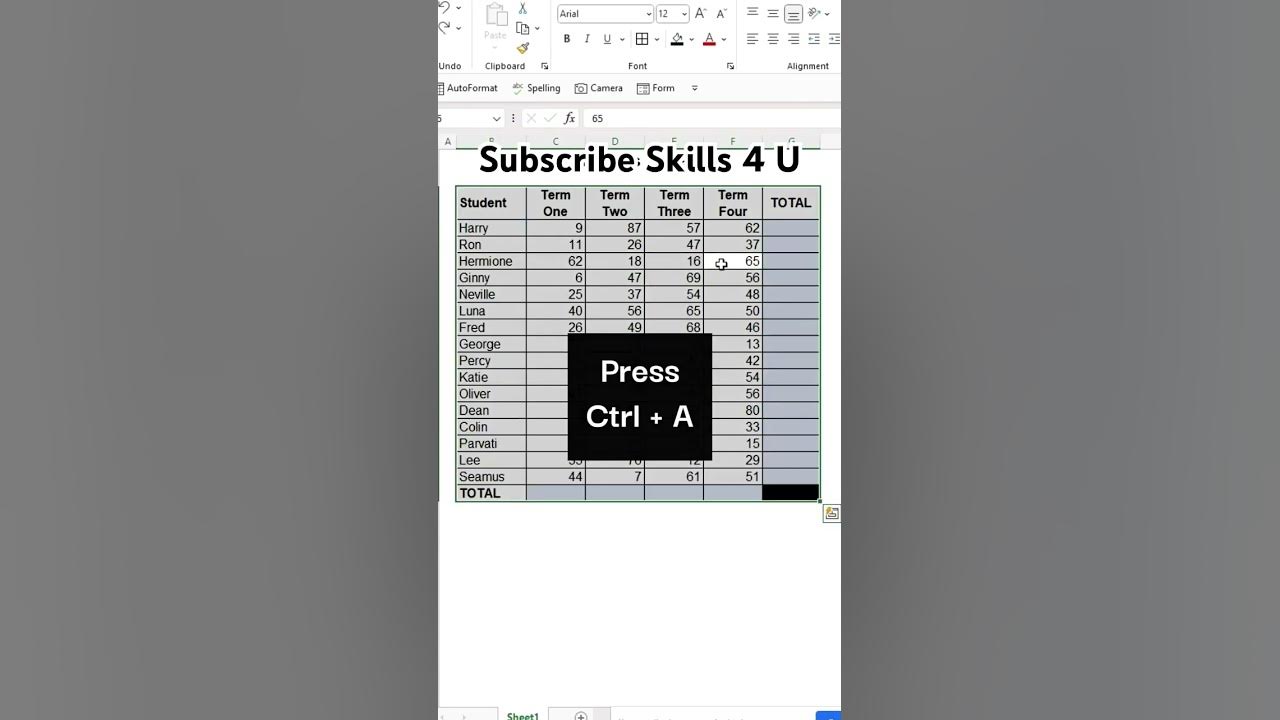 Auto Sum Excel Trick Youtubeshorts Excel Exceltricks Shorts Short Youtube