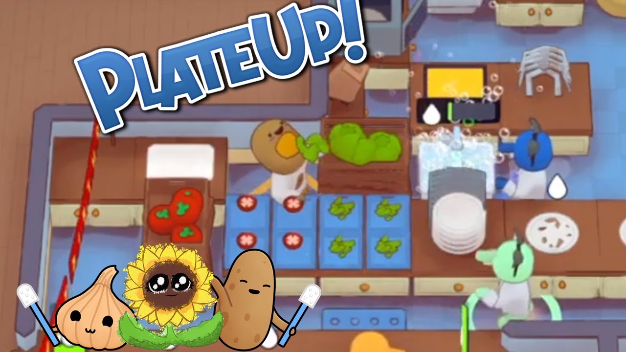 PlateUp! Garlic Potato Sunny Sala! Salad Turbo Trio World Record! - YouTube