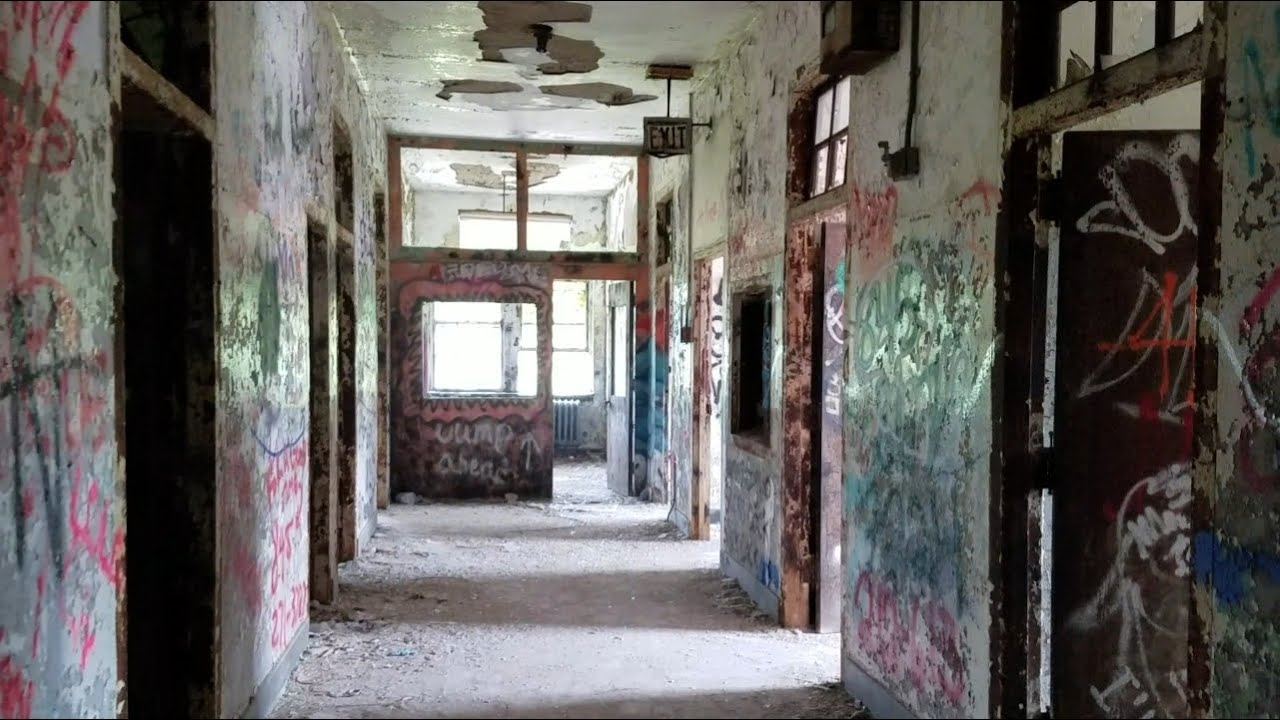 WONDERING DESOLATE HALLS OF AN ABANDONED ASYLUM - YouTube
